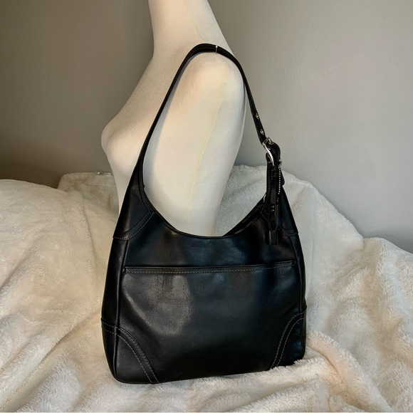 Coach | Bags | Coach Hamilton Euc Tassel Hobo Bag Purse Black | Poshmark